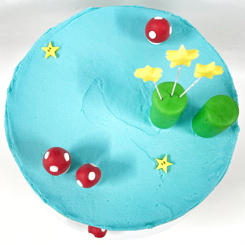 Super Mario-inspired Cake Kit - Theme This Cake At Home Easily – Clever ...